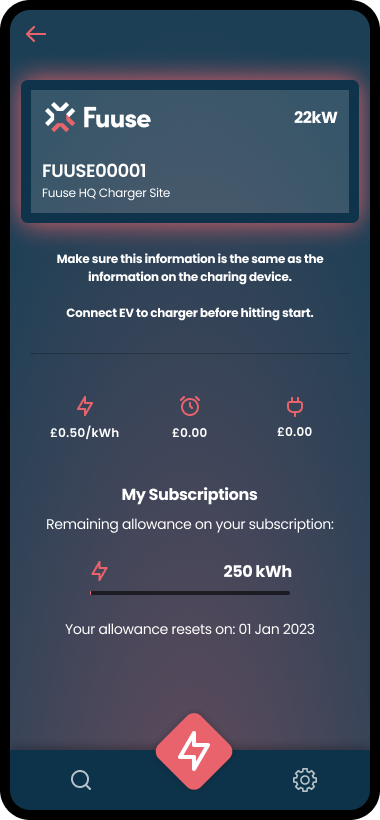 The many ways to pay at a Fuuse powered charger